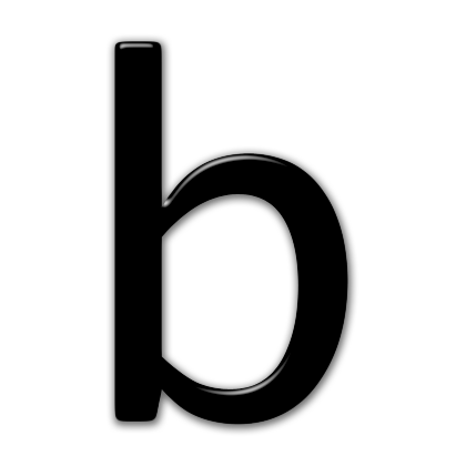 Letter B Icon, Transparent Letter B.PNG Images & Vector - FreeIconsPNG