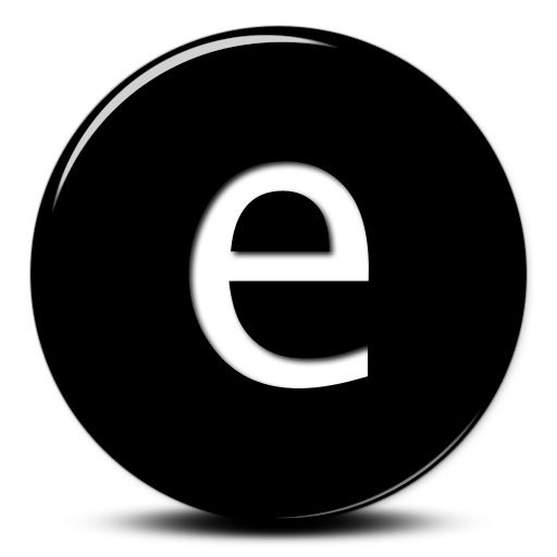 Letter E Icon, Transparent Letter E.PNG Images & Vector - FreeIconsPNG