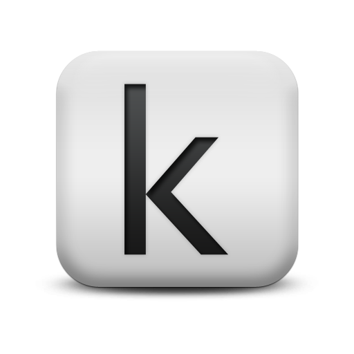 Letter K Icon, Transparent Letter K.PNG Images & Vector - FreeIconsPNG