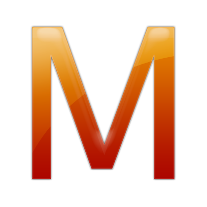 Letter M Icon, Transparent Letter M.PNG Images & Vector - FreeIconsPNG