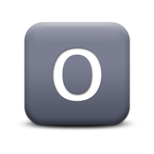 Letter O Icon, Transparent Letter O.PNG Images & Vector - FreeIconsPNG