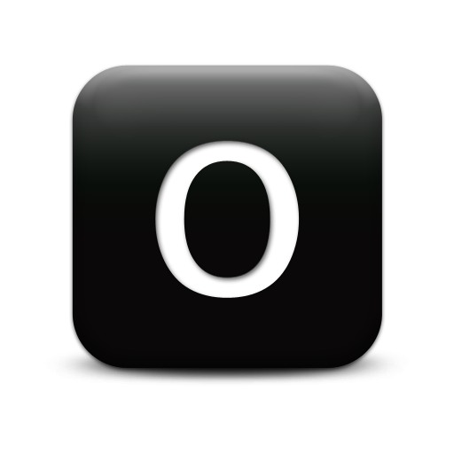 Letter O Icon, Transparent Letter O.PNG Images & Vector - FreeIconsPNG