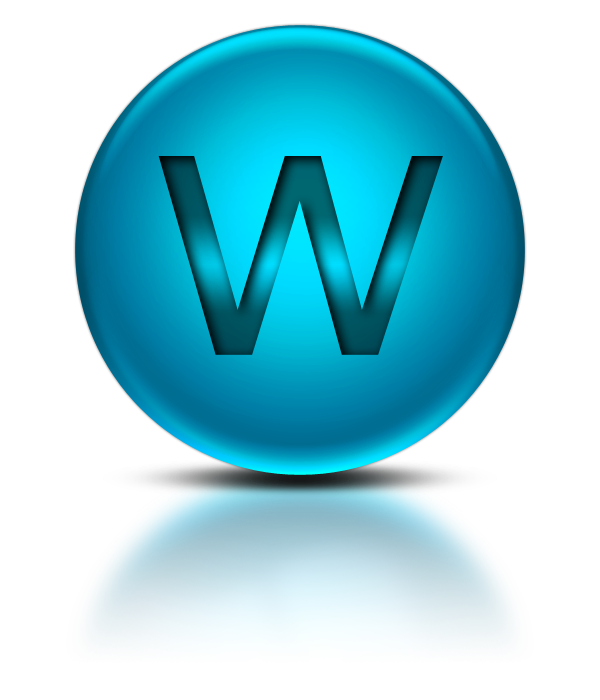Letter W Icon, Transparent Letter W.PNG Images & Vector - FreeIconsPNG