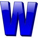 Letter W Icon, Transparent Letter W.PNG Images & Vector - FreeIconsPNG