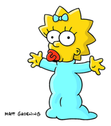Maggie Simpson PNG, Maggie Simpson Transparent Background - FreeIconsPNG