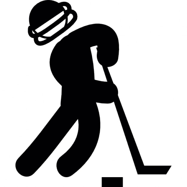 Man Practicing Ice Hockey Icon PNG Transparent Background, Free ...