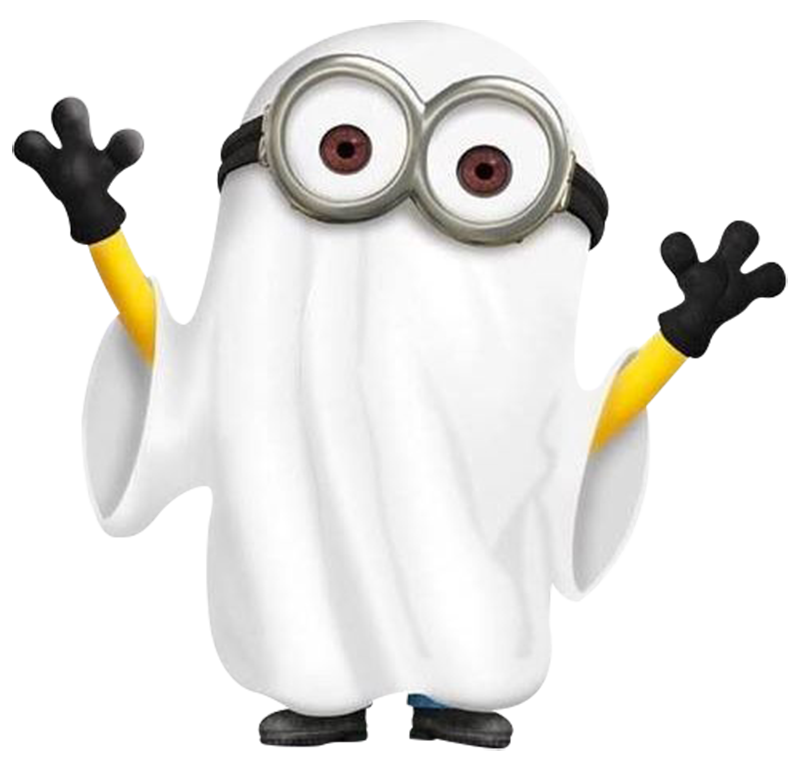 Minions Ghost Minion Boo Scary PNG Transparent Background, Free ...