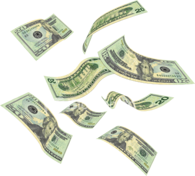 Money Dollar Flying Money PNG Transparent Background Free Download
