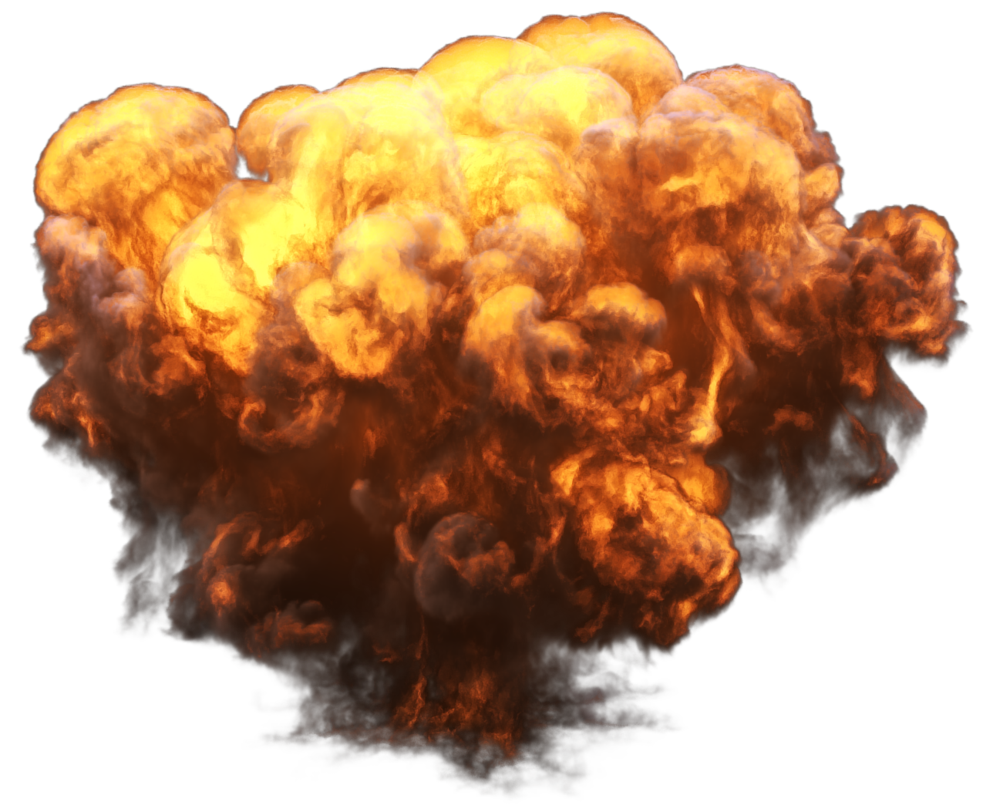 Exploding Bomb Clip Art