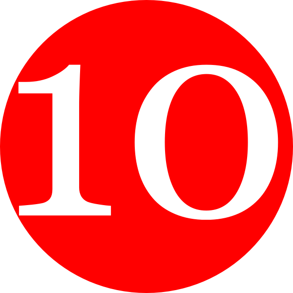 Simple Number 10 PNG Transparent Background, Free Download #20695 ...