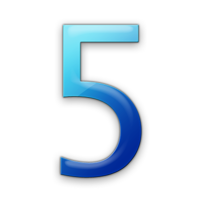 Icons Number 5 For Windows PNG Transparent Background, Free Download ...