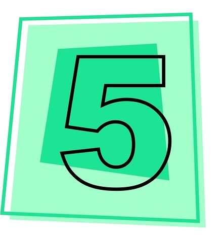 Number 5 Download Vector Free PNG Transparent Background, Free Download ...
