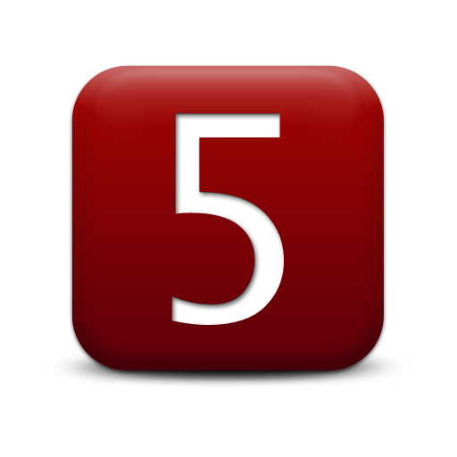 Free Number 5 Vector PNG Transparent Background, Free Download #24784 ...