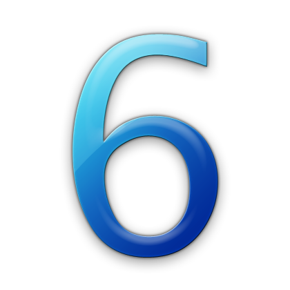 Icon Symbol Number 6 PNG Transparent Background, Free Download #24816 ...