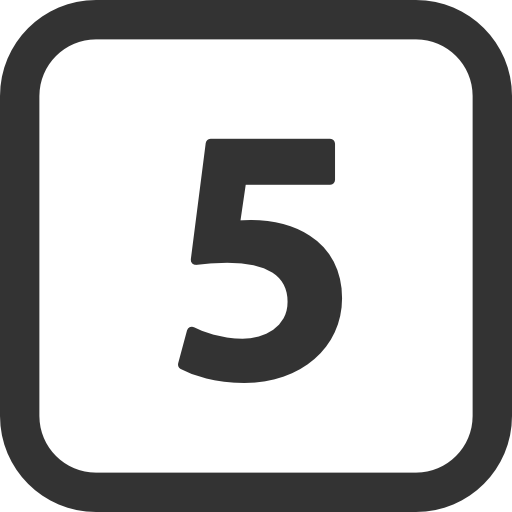 Number 5 Icon Png