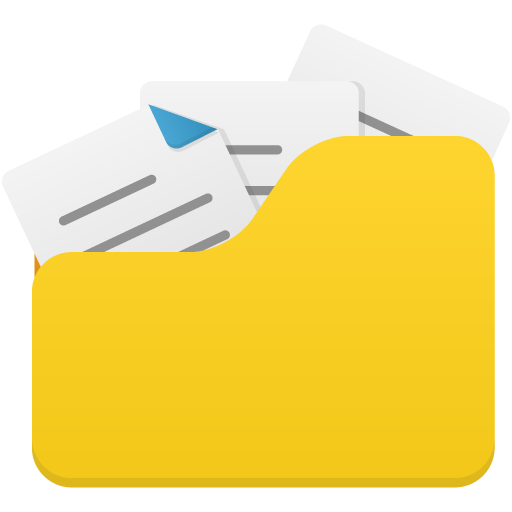 Orange Folder Full Icon PNG Transparent Background, Free Download ...