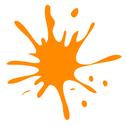 Orange Splash Background Png