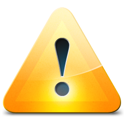 Orange Warning Symbol
