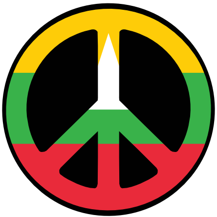 Rasta Peace Symbol Clip Art