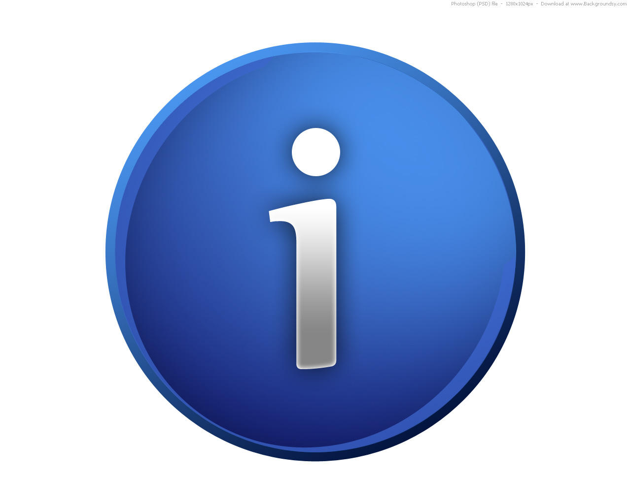 Information Icon Png Blue