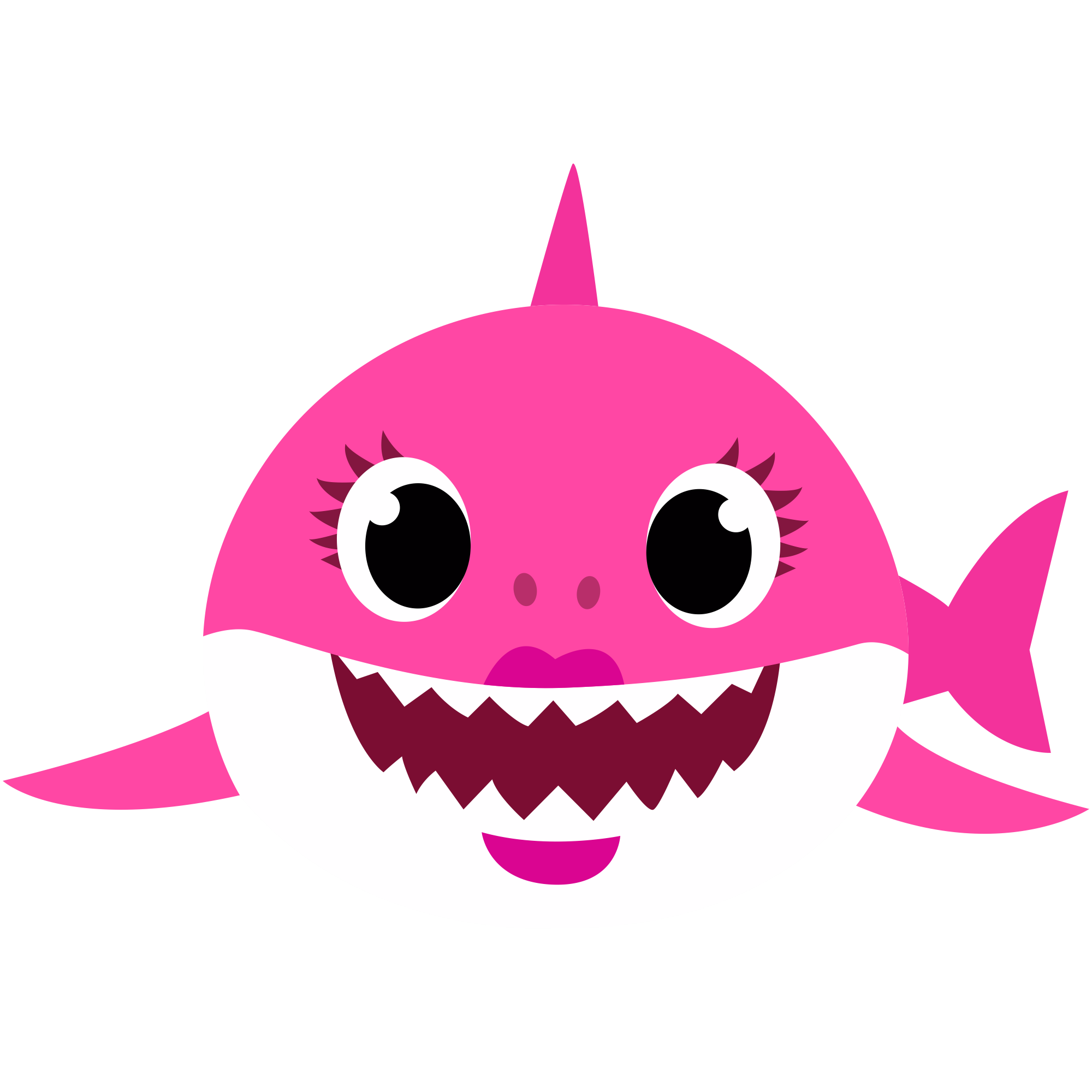 Purple Girl Baby Shark PNG Transparent Background, Free Download #49190 ...