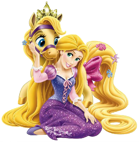 Rapunzel With Horse PNG Transparent Background, Free Download #43417 ...