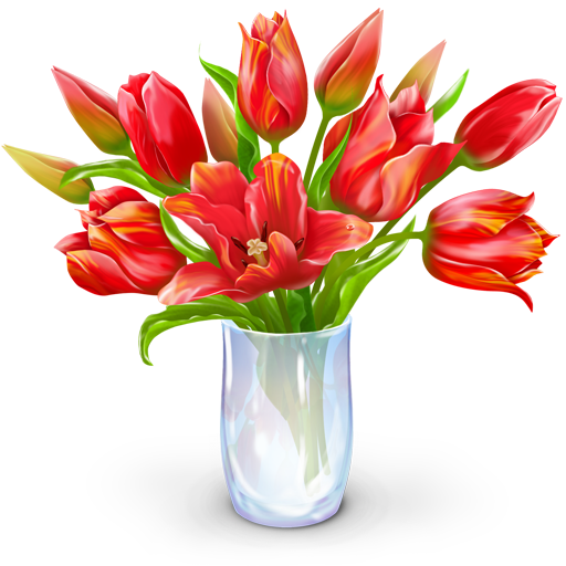 Red Bouquet Icon PNG Transparent Background, Free Download #26631 ...