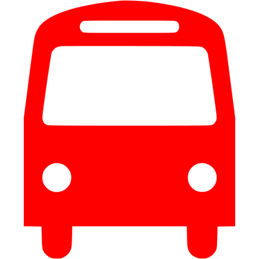 Red Bus Icon PNG Transparent Background, Free Download #12994 - FreeIconsPNG