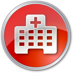 Red Clinic, Hospital Icon PNG Transparent Background, Free Download ...