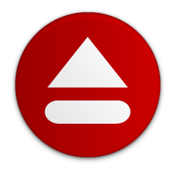 Red Eject Icon PNG Transparent Background, Free Download #13948 ...