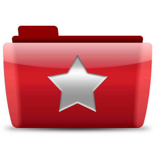 Red Folder Favorite Icon PNG Transparent Background, Free Download ...