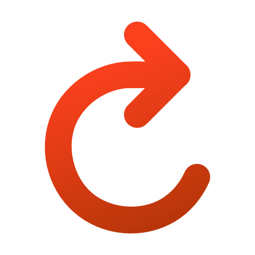 Red Restart Icon PNG Transparent Background Free Download 32263