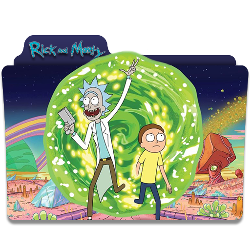 Rick And Morty Series Folder 2 Icon PNG Transparent Background, Free ...