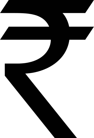 Rupees Symbol PNG, Rupees Symbol Transparent Background - FreeIconsPNG