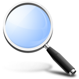Blue Search Icon Transparent Background