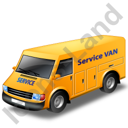 Service Van Yellow Icon, /ico Icons, 256x256, 128x128, 64x64, 48x48 PNG ...