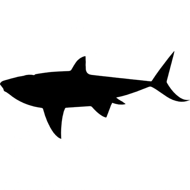 Shark Silhouette Icon PNG Transparent Background, Free Download #24337 ...