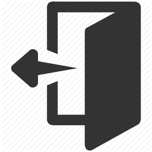 Sign Out Icon, Transparent Sign Out.PNG Images & Vector - FreeIconsPNG