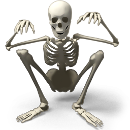 Sitting Skeleton PNG Transparent Background, Free Download #43849 ...