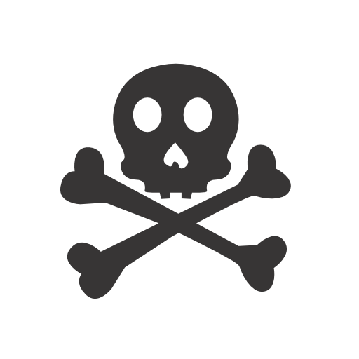 Skull Crossbones Icon PNG Transparent Background, Free Download #5241 ...