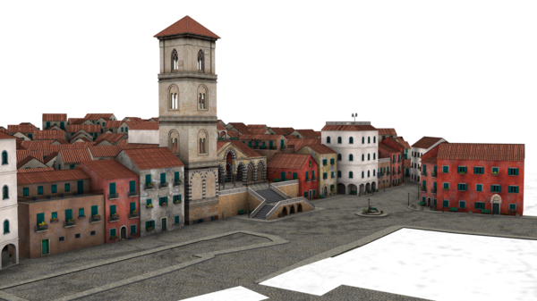 Small Town Buildings 3d PNG Transparent Background, Free Download #3518 ...