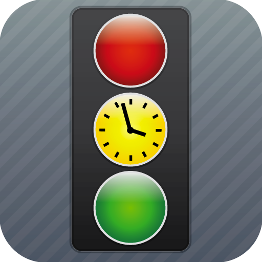 Yellow Stop Light Icon
