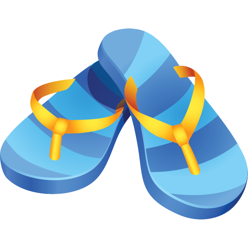 Summer Travel Flip Flops Icon PNG Transparent Background, Free Download #4971 - FreeIconsPNG