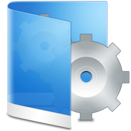 System Folder Blue Icon PNG Transparent Background, Free Download ...