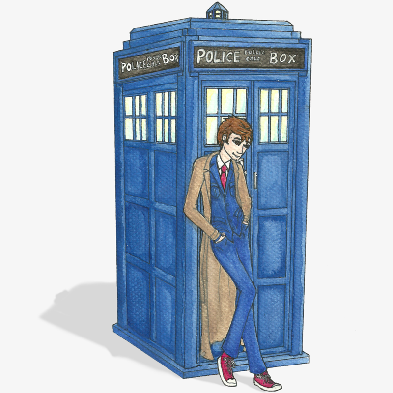 Tardis Icon, Transparent Tardis.PNG Images & Vector - FreeIconsPNG