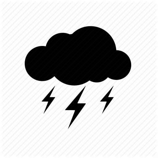 Drawing Thunderstorm Icon PNG Transparent Background, Free Download ...