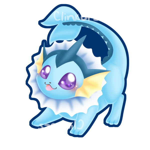 Vaporeon Vector Download Free PNG Transparent Background, Free Download ...