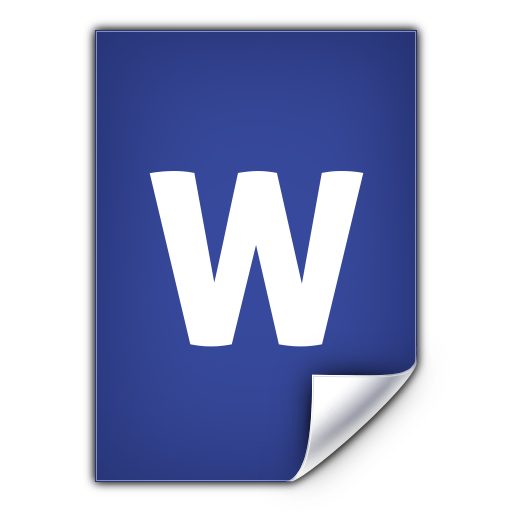 Word Icon, Transparent Word.PNG Images & Vector - Free Icons and PNG ...