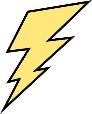 Yellow Lightning Bolt Clip Art PNG Transparent Background, Free ...