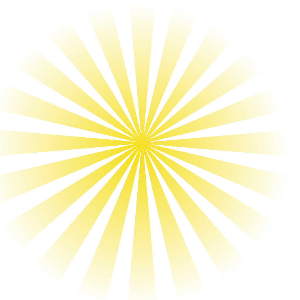 Yellow Sun Rays PNG Transparent Background Free Download 36873